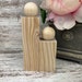 Wood Block Single Parent Unfinished Families DIY Tier Tray - Etsy
