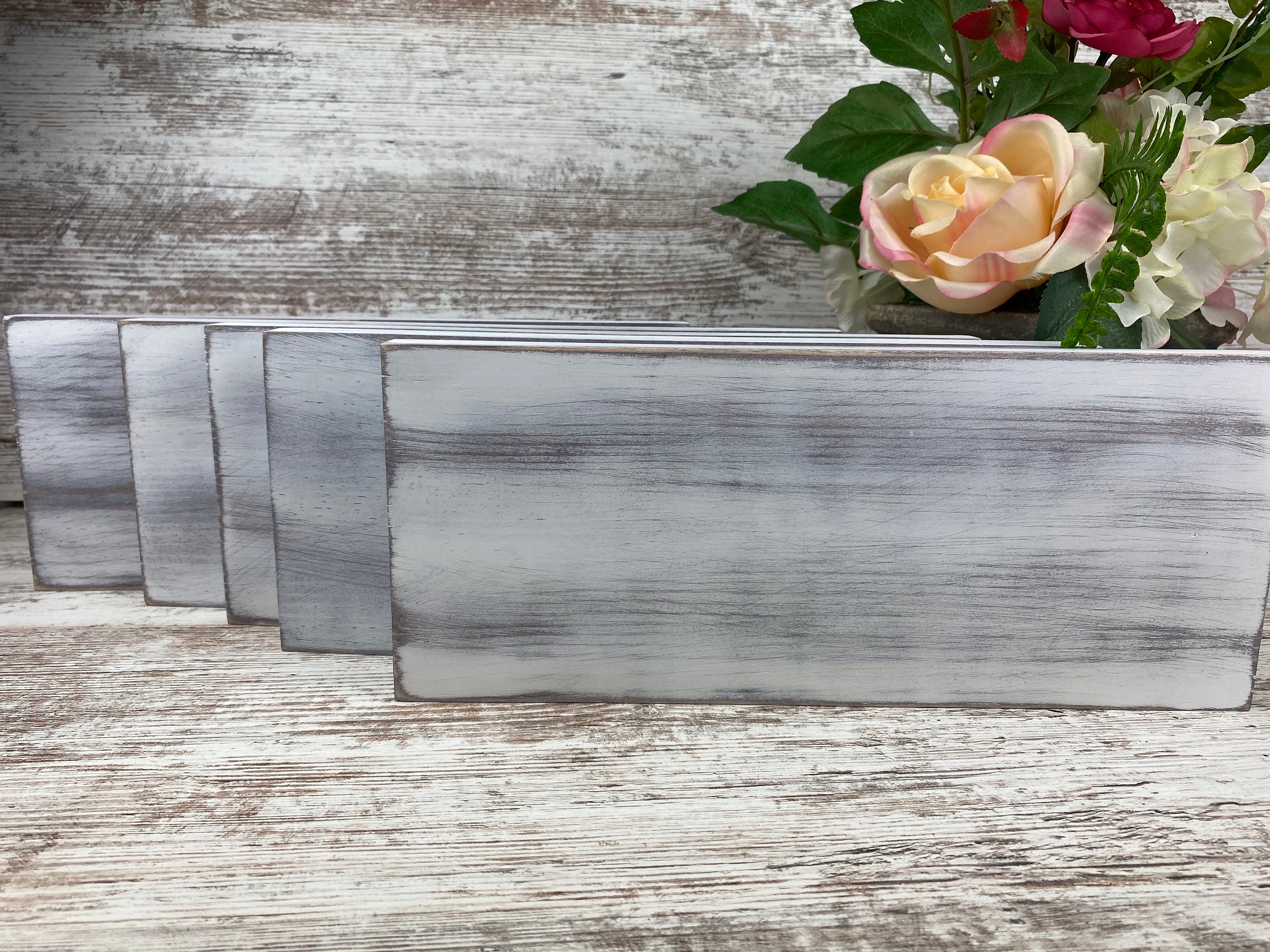 Rustic Wood Sign Blank Set of 5 X 12 Painted/wall - Etsy