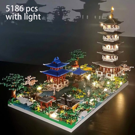 LEGO SET Japanese Style Architecture Chinese Blossom Light - Etsy
