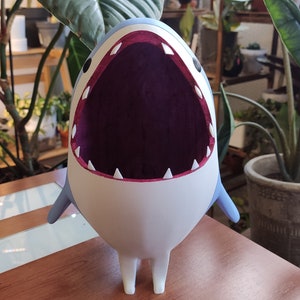 Shark Plant Pot / Planter Inspired in Final Fantasy XIV 3d Printed in ...