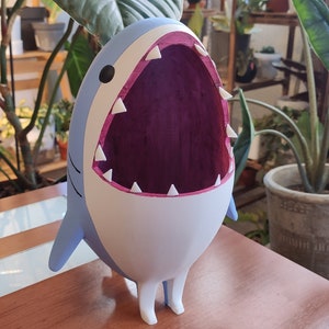 Shark Plant Pot / Planter Inspired in Final Fantasy XIV 3d Printed in ...