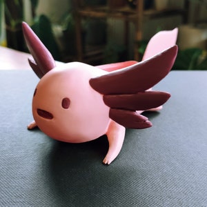 Axolotl Plant Pot / Planter Inspired in Final Fantasy XIV 3d Printed in ...