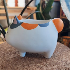 Fat Cat Ffxiv Plant Pot / Planter Inspired in Final Fantasy XIV 3d ...
