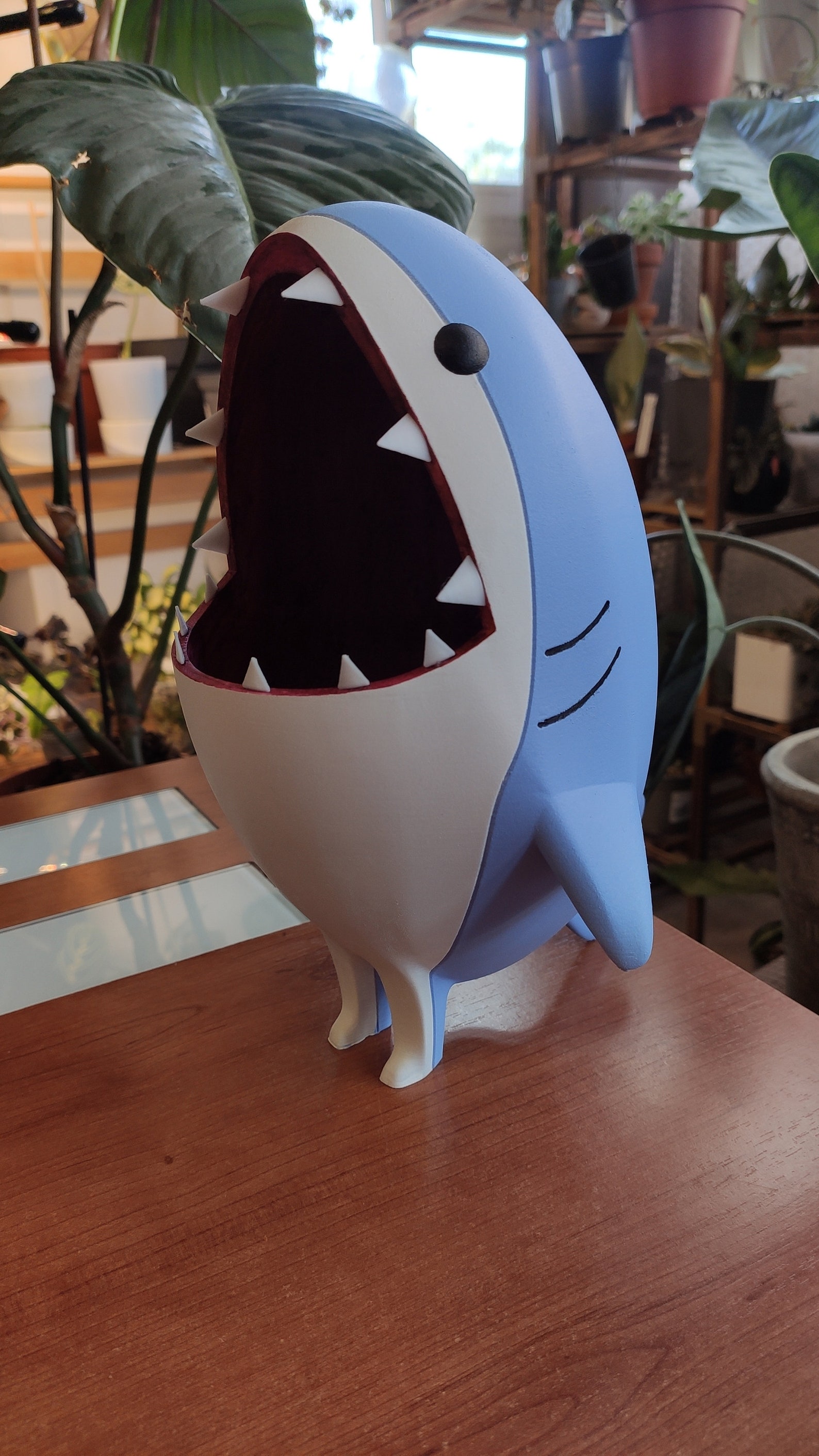 Shark Plant Pot / Planter Inspired in Final Fantasy XIV 3d Printed in ...