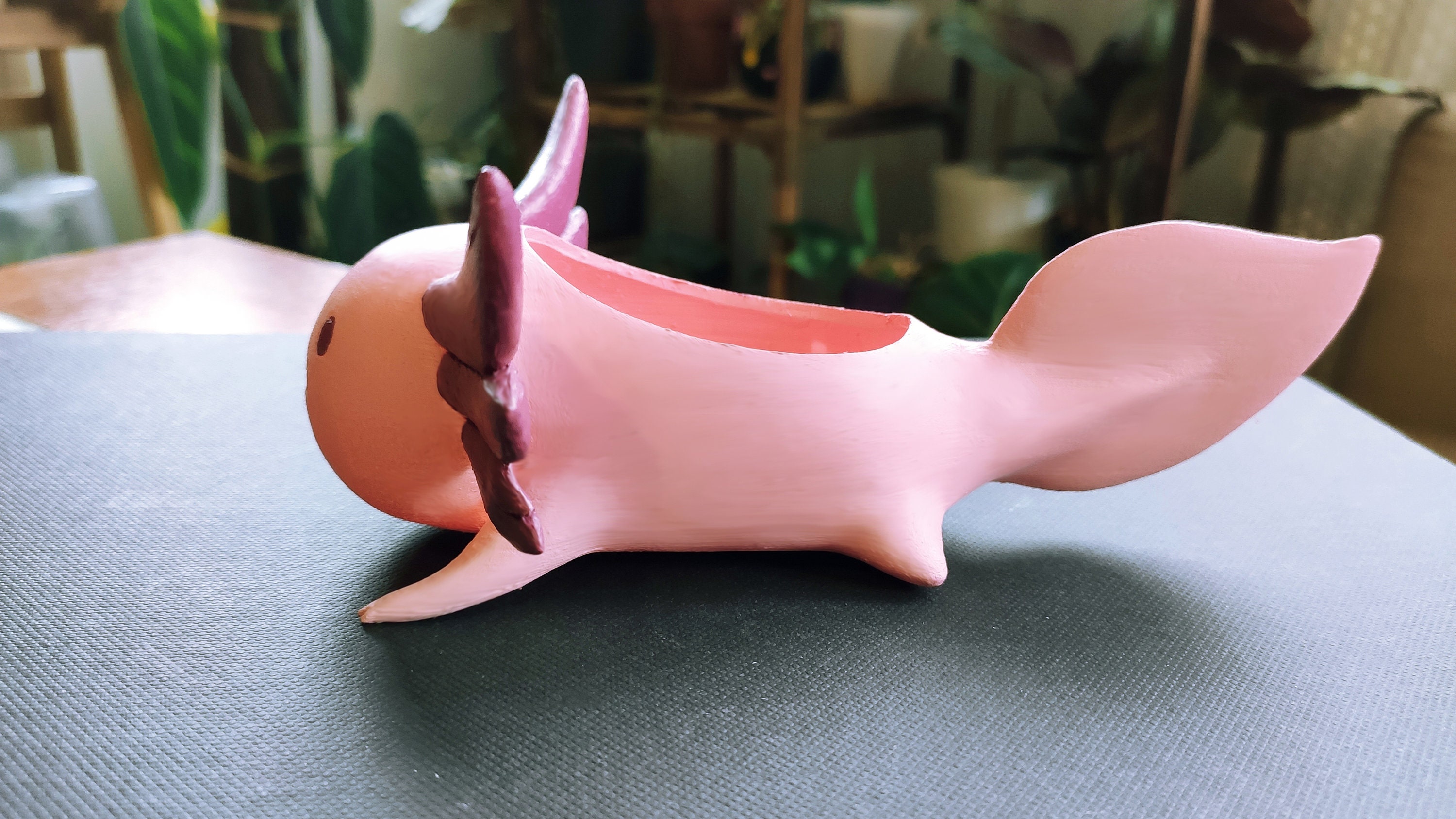 Axolotl Plant Pot / Planter Inspired in Final Fantasy XIV 3d Printed in ...