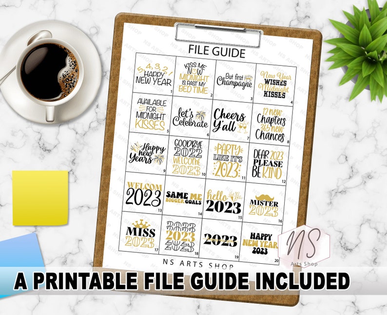 New Years SVG Bundle New Year's Eve Quote Cheers 2023 - Etsy