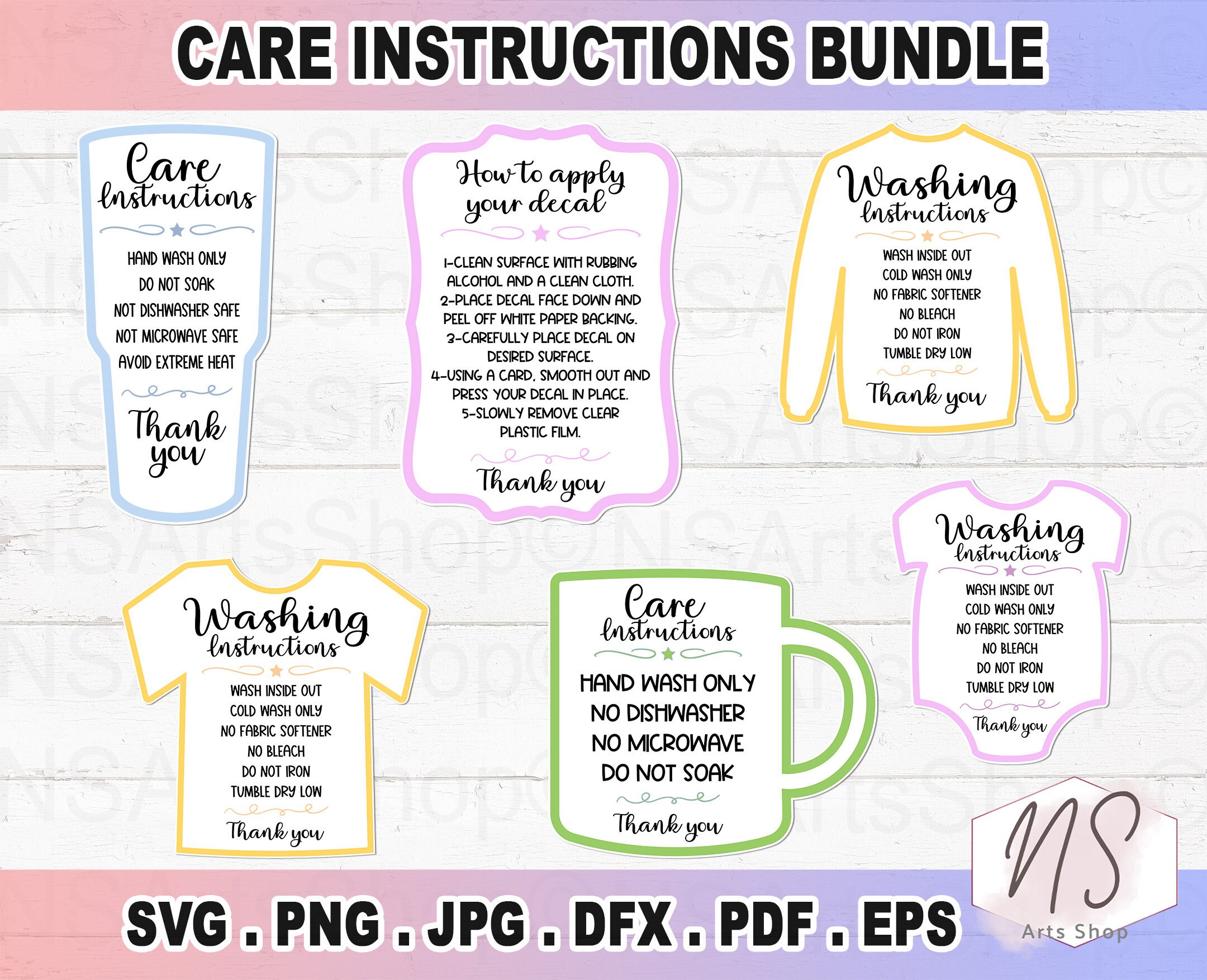 Care Card Bundle Digital Print Care Card Bundle Printable - Etsy