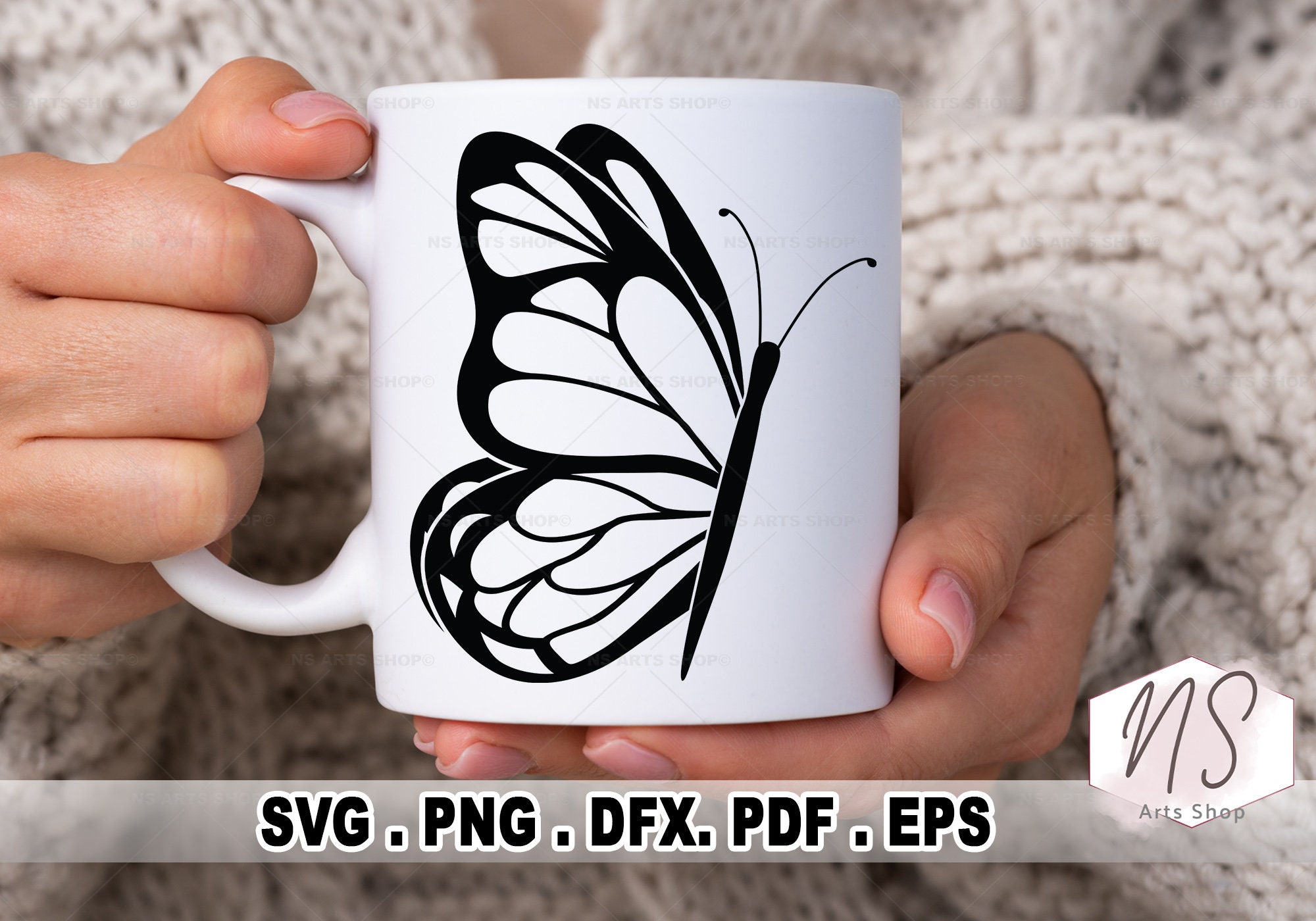 Butterfly SVG Butterfly Svg Bundle Butterfly Monogram SVG - Etsy