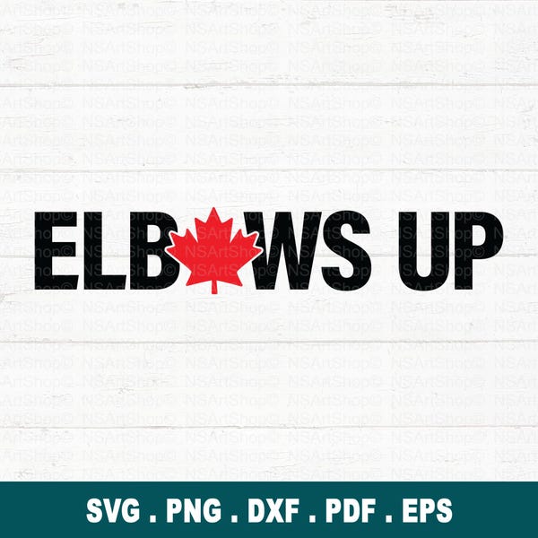 Elbows up Canada Svg - Etsy Canada