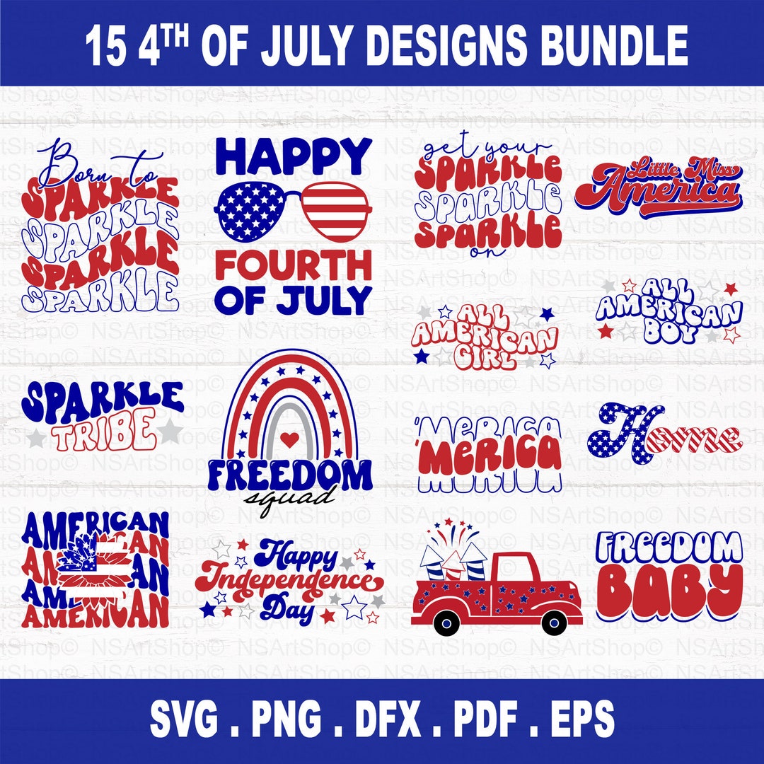 4th of July SVG Bundle, July 4th SVG, Fourth of July Svg, America Svg ...