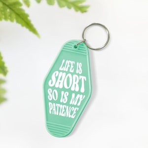 Sarcastic Motel Keychain SVG Bundle: Sassy Quotes Hotel Keychain Funny ...