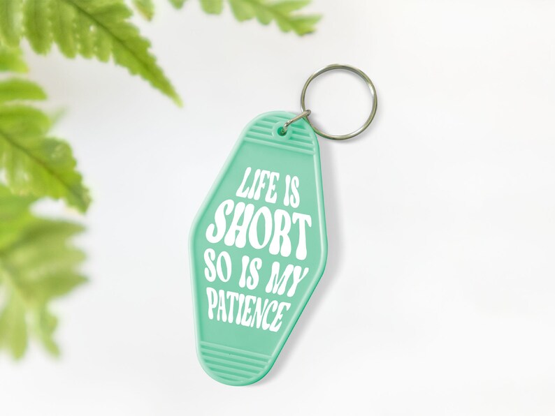 Sarcastic Motel Keychain SVG Bundle: Sassy Quotes Hotel Keychain Funny ...