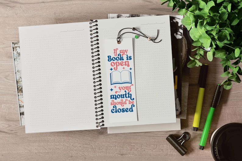Bookmark SVG Bundle: Bookish, Book Lover Designs, Cut File, Cricut ...