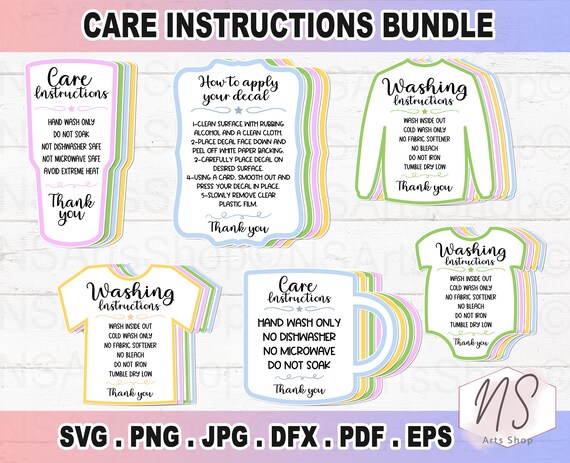 Care Card Bundle Digital Print Care Card Bundle Printable - Etsy