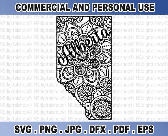 Alberta SVG Alberta Canada Svg Province SVG Canada SVG | Etsy