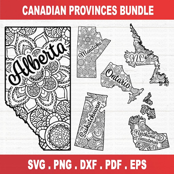 Canada Provinces Map Outline Pdf