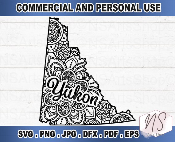 Yukon Svg Yt Svg Province SVG Canada SVG Canadian Province | Etsy Ireland