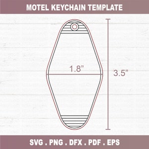 Motel Keychain Template, Motel Keychain Svg, Hotel Keychain Svg ...