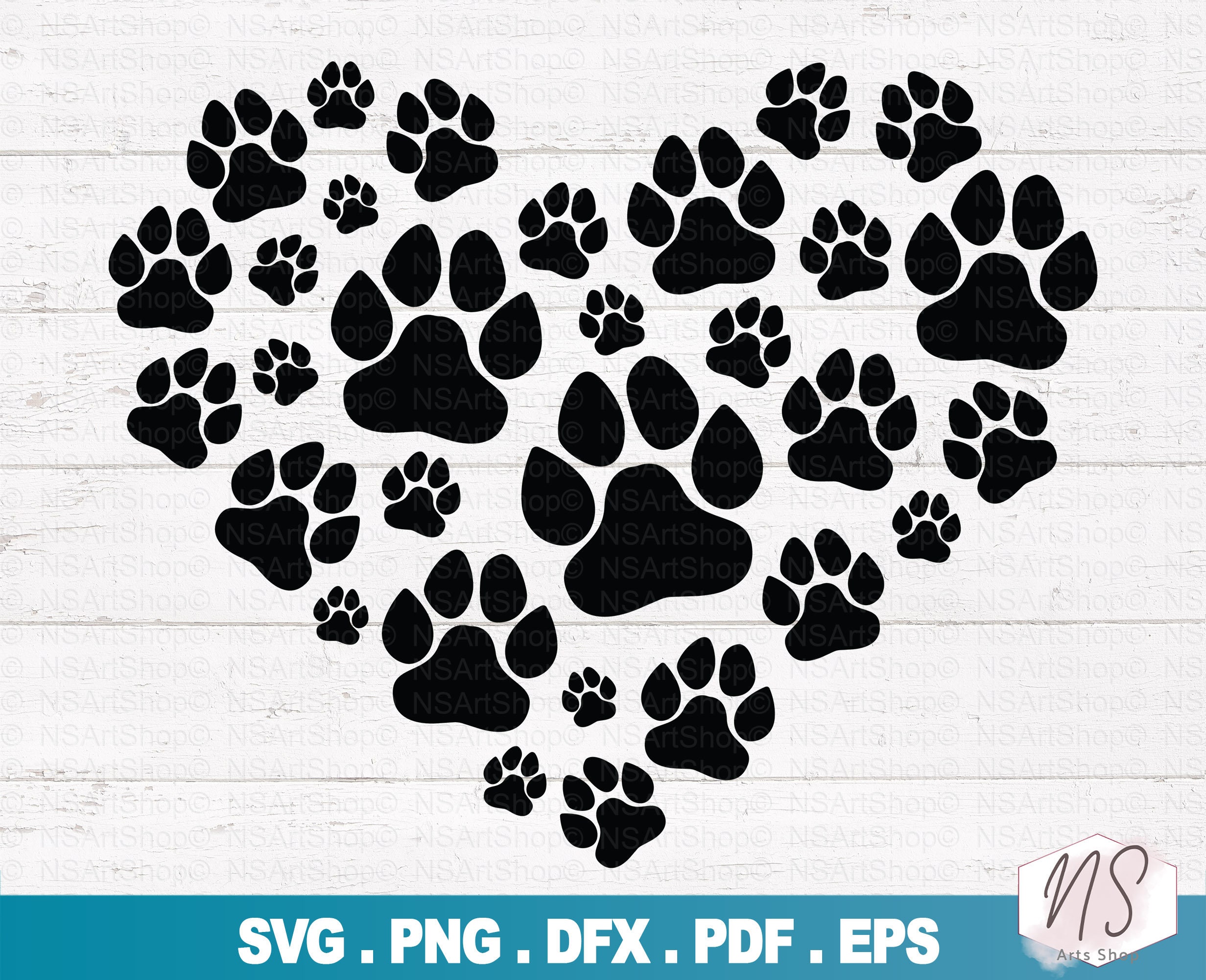 Paw SVG Paw Print SVG Dog Paw Svg cat Paw Svg Paw Print - Etsy Canada