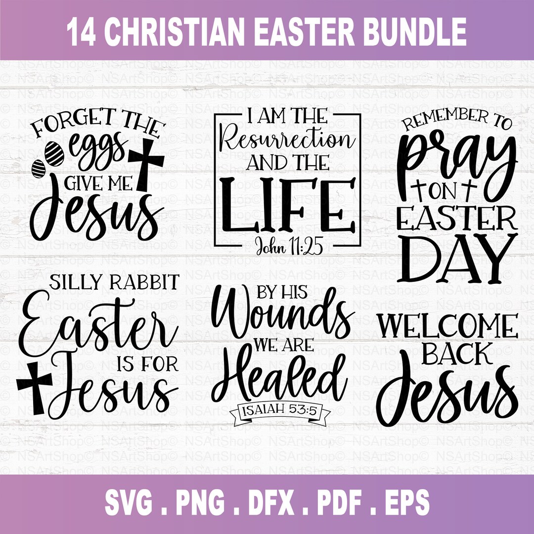 Easter SVG, Christian SVG, Christian Svg, Bunny Svg, Religious Easter ...