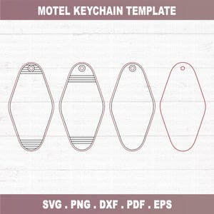 Motel Keychain Template, Motel Keychain Svg, Hotel Keychain Svg ...