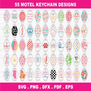 Motel Keychain SVG Bundle, Hotel Keychain Svg, Sassy Keychain Svg ...