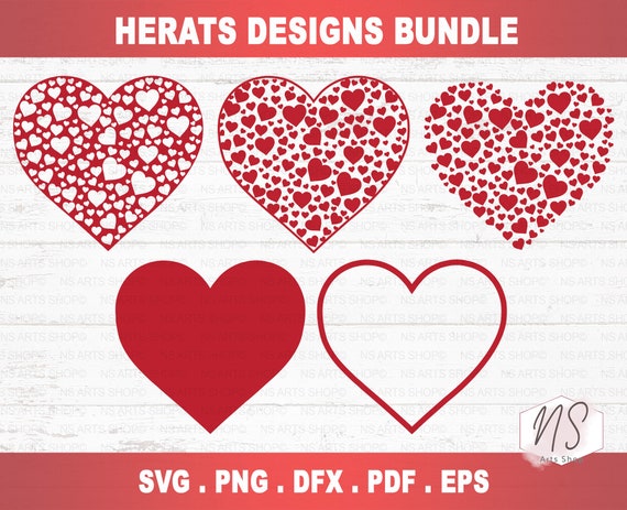 Red Heart Shapes To Print