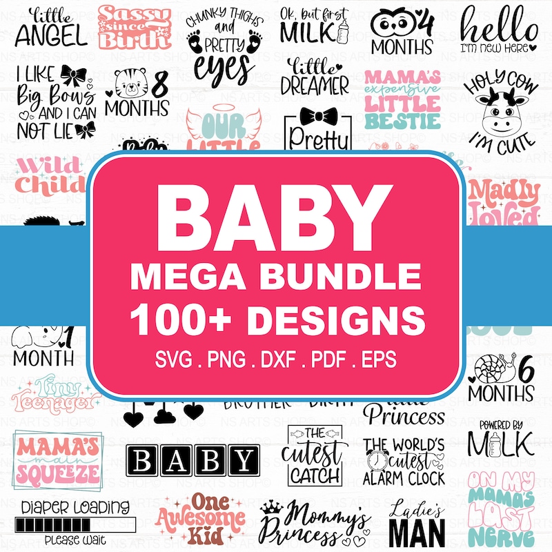 Baby Svg Bundle - Etsy
