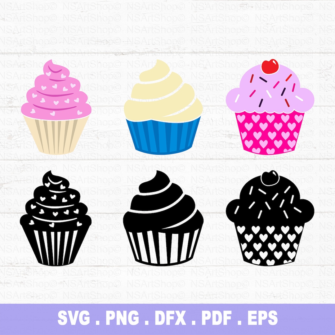 Muffin SVG, Cupcake Svg, Cup Cake Svg, Muffin Cut File, Bakery ...