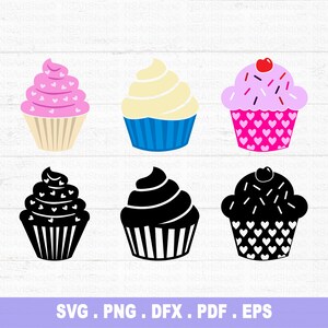 Muffin SVG, Cupcake Svg, Cup Cake Svg, Muffin Cut File, Bakery ...