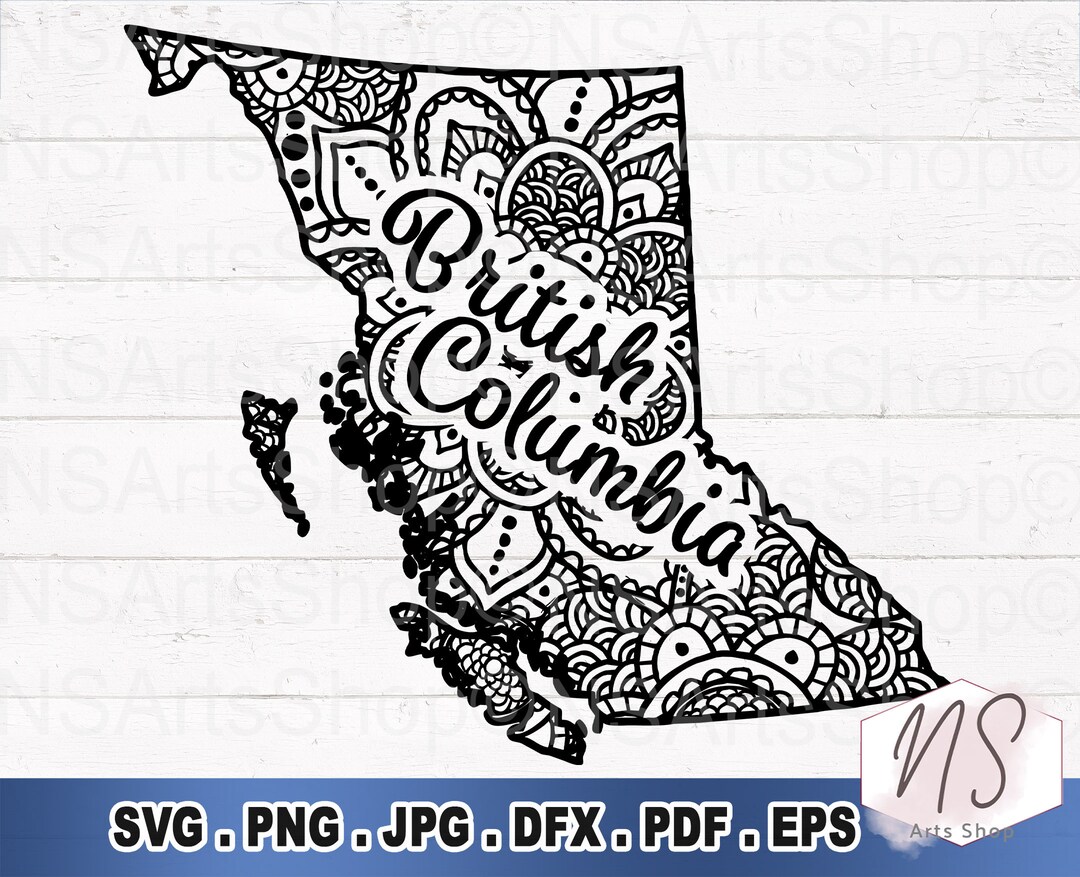 British Colombia Svg Bc Svg Province SVG Canada SVG - Etsy