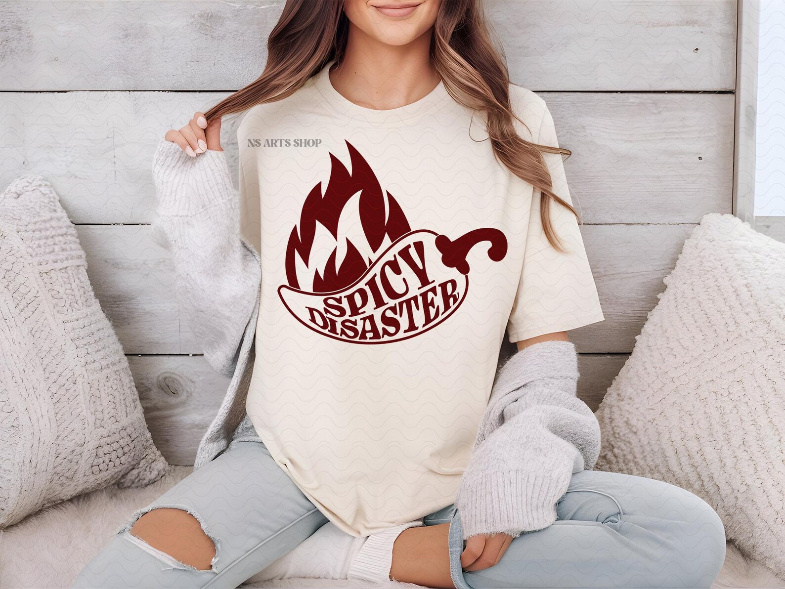 Spicy Disaster SVG PNG: Sarcastic Chili Pepper Design (digital Files ...
