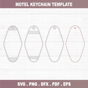 Motel Keychain Template, Motel Keychain Svg, Hotel Keychain Svg ...