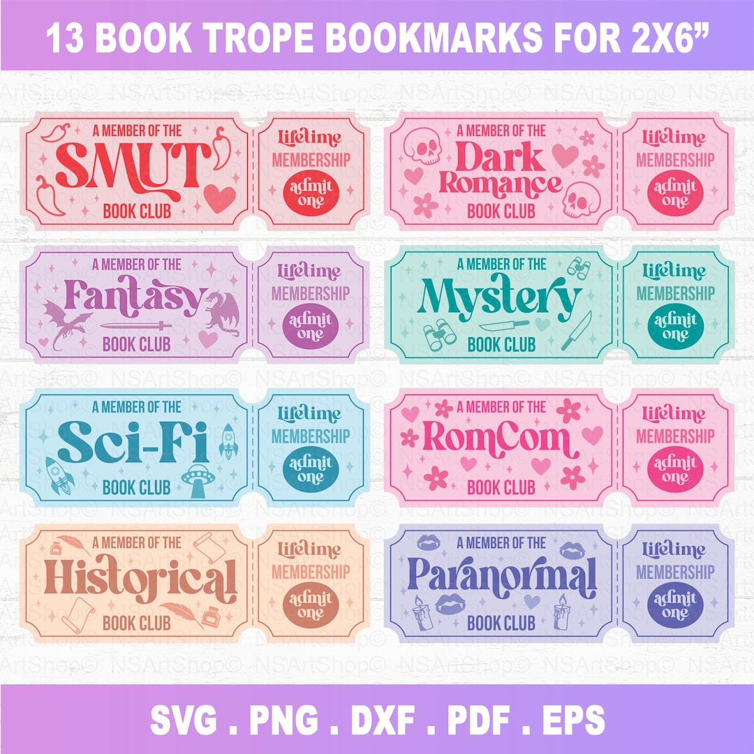 Bookmark SVG Bundle, Bookmark Png, Spicy Bookmark Svg, Printable ...
