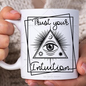 Trust Your Intuition SVG, Third Eye Svg, Motivational Quote Svg ...