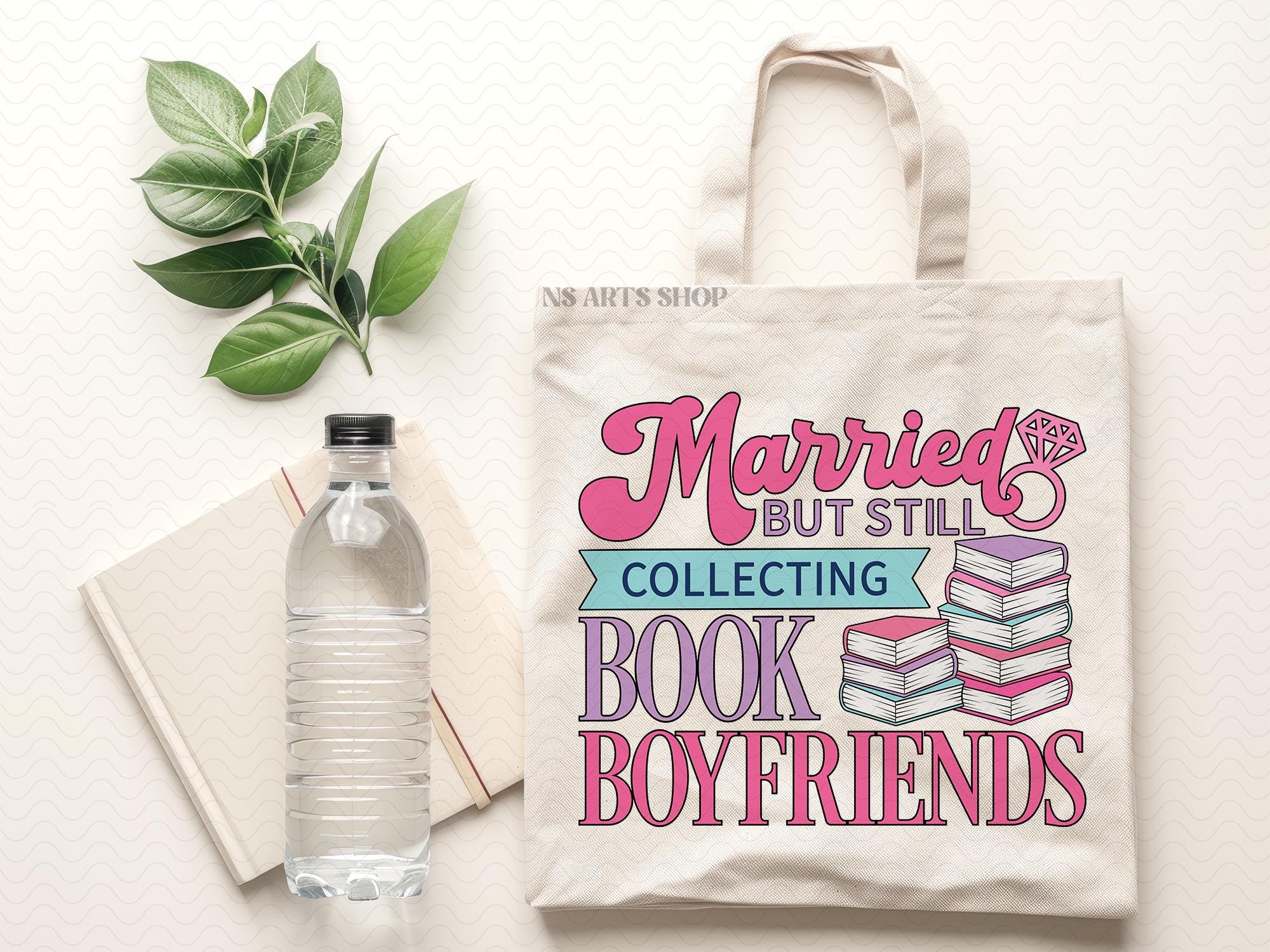 Spicy Book Boyfriend SVG: Bookish PNG (digital Download) - Etsy