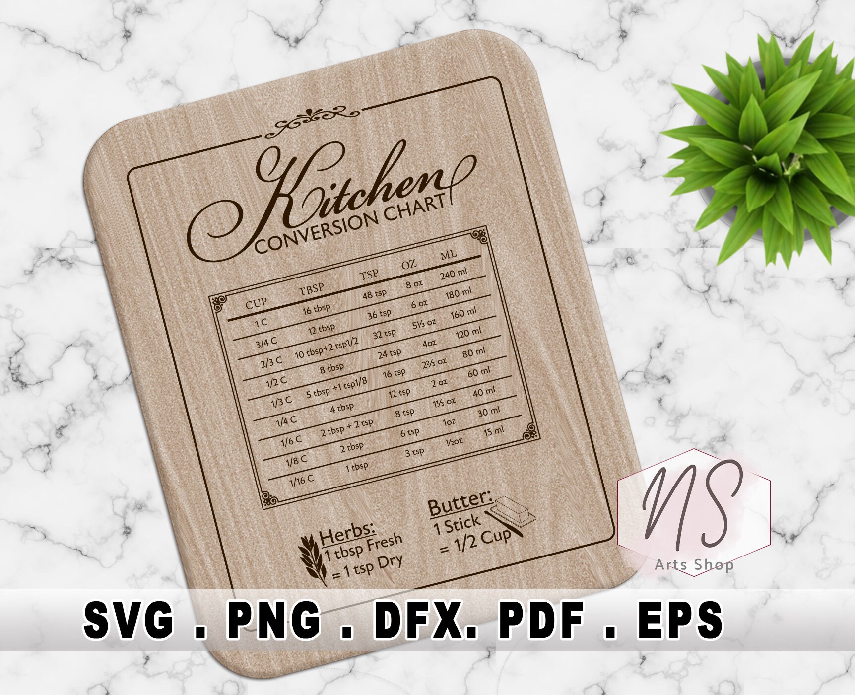 Kitchen Conversions Chart Svg Bundle Kitchen Bundle Svg - Etsy UK