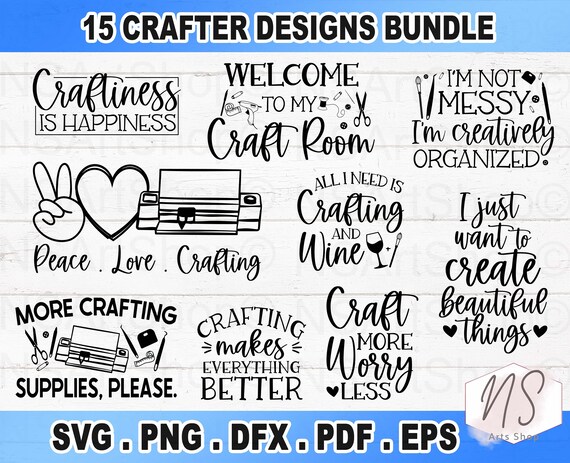 Crafting Svg Bundle Crafter Svg Crafty Svg Craft Svg - Etsy