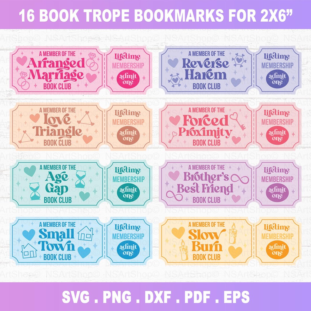 Bookmark SVG Bundle, Bookmark Png, Spicy Bookmark Svg, Printable ...