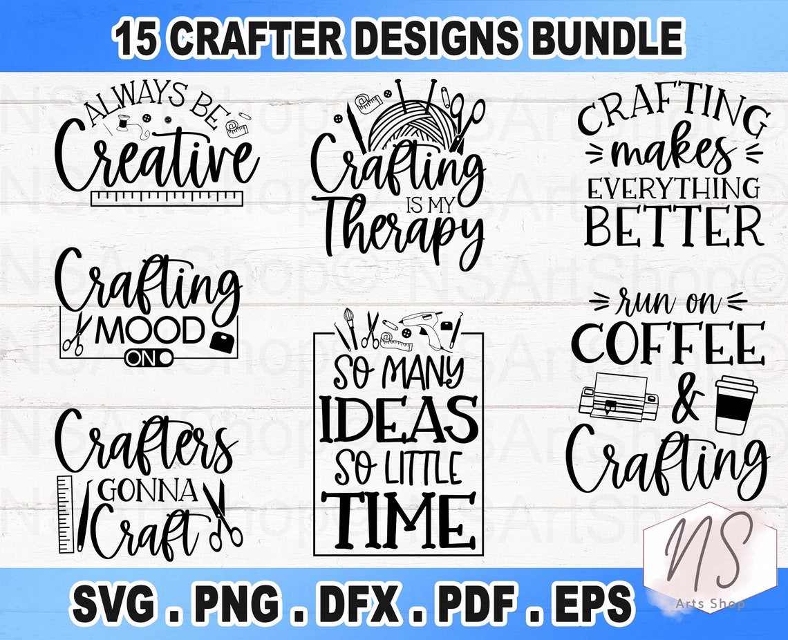 Crafting Svg Bundle Crafter Svg Crafty Svg Craft Svg - Etsy