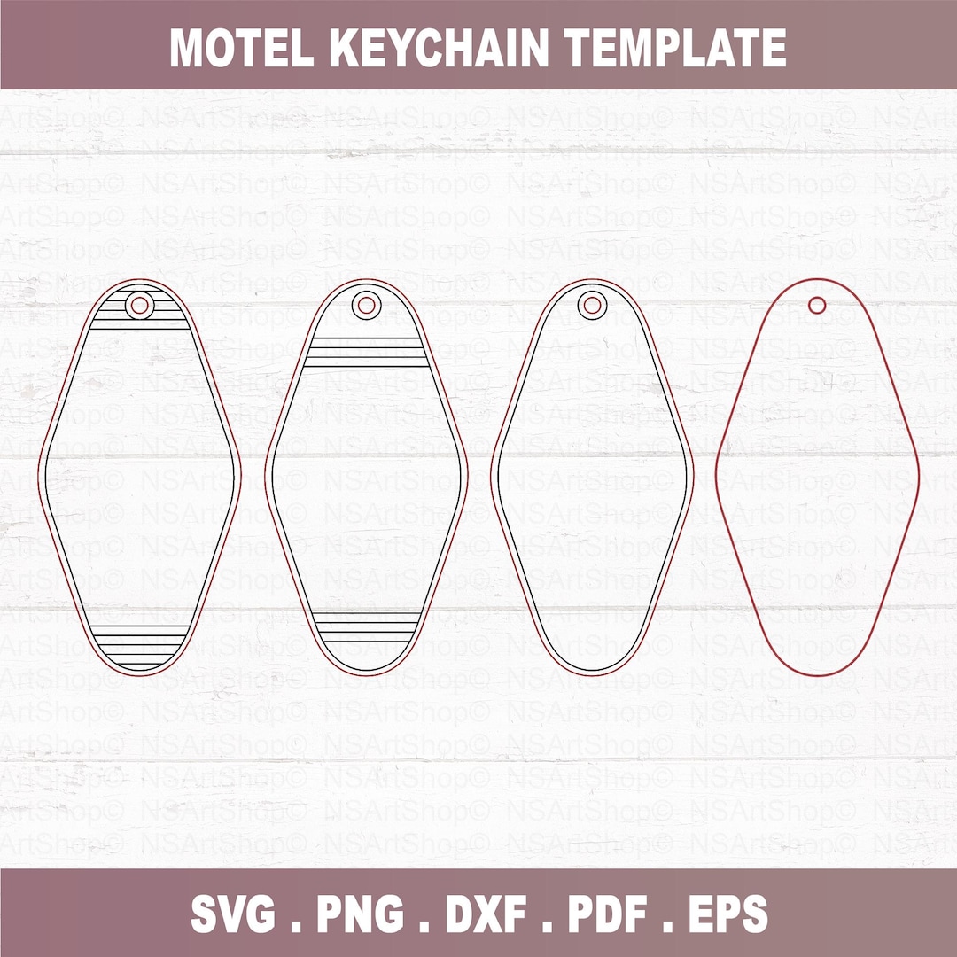Motel Keychain Template, Motel Keychain Svg, Hotel Keychain Svg ...