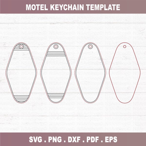 Motel Keychain - Etsy