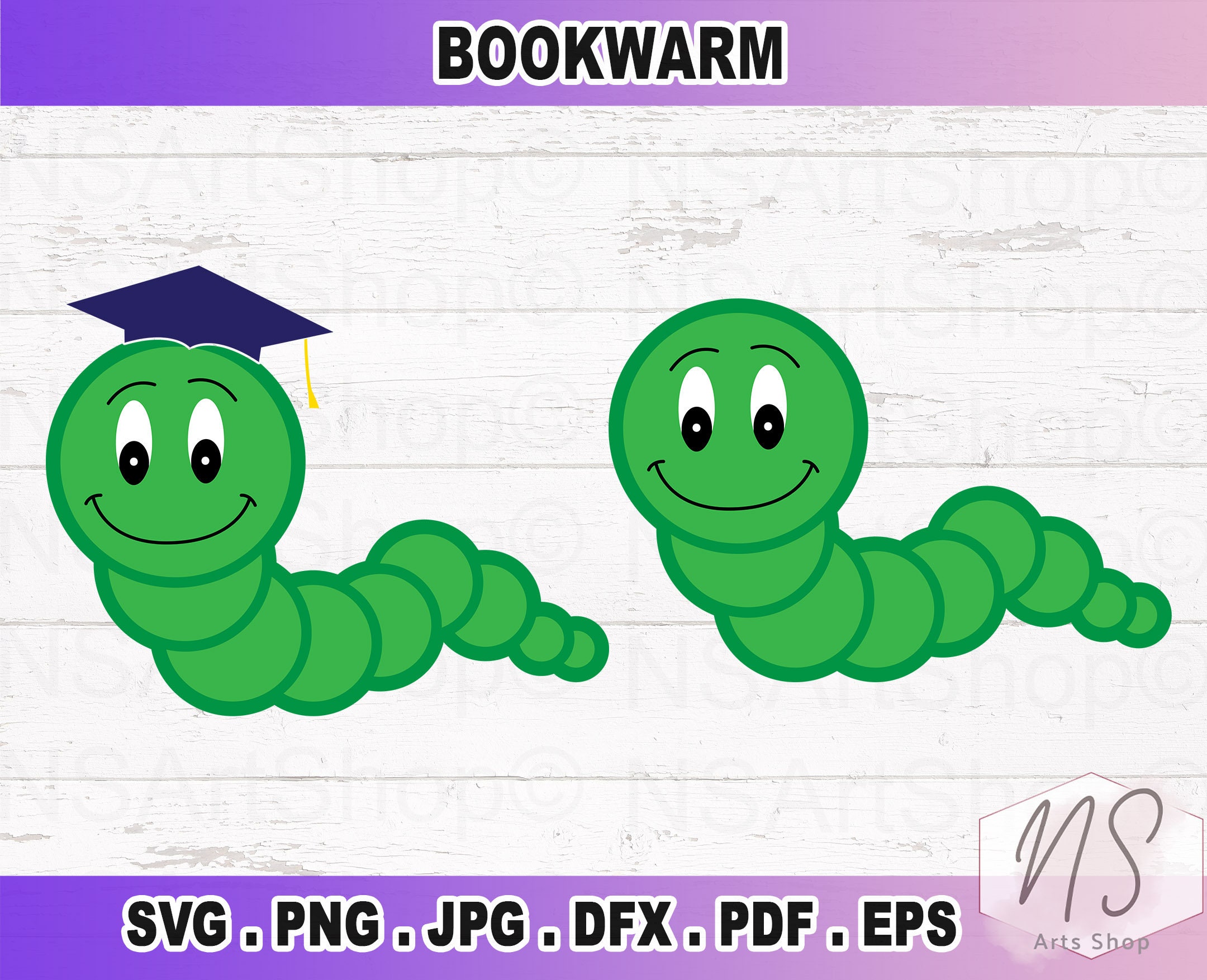 Bookworm SVG Cutting File Bookworm Svg Bookworm Cut File - Etsy Canada