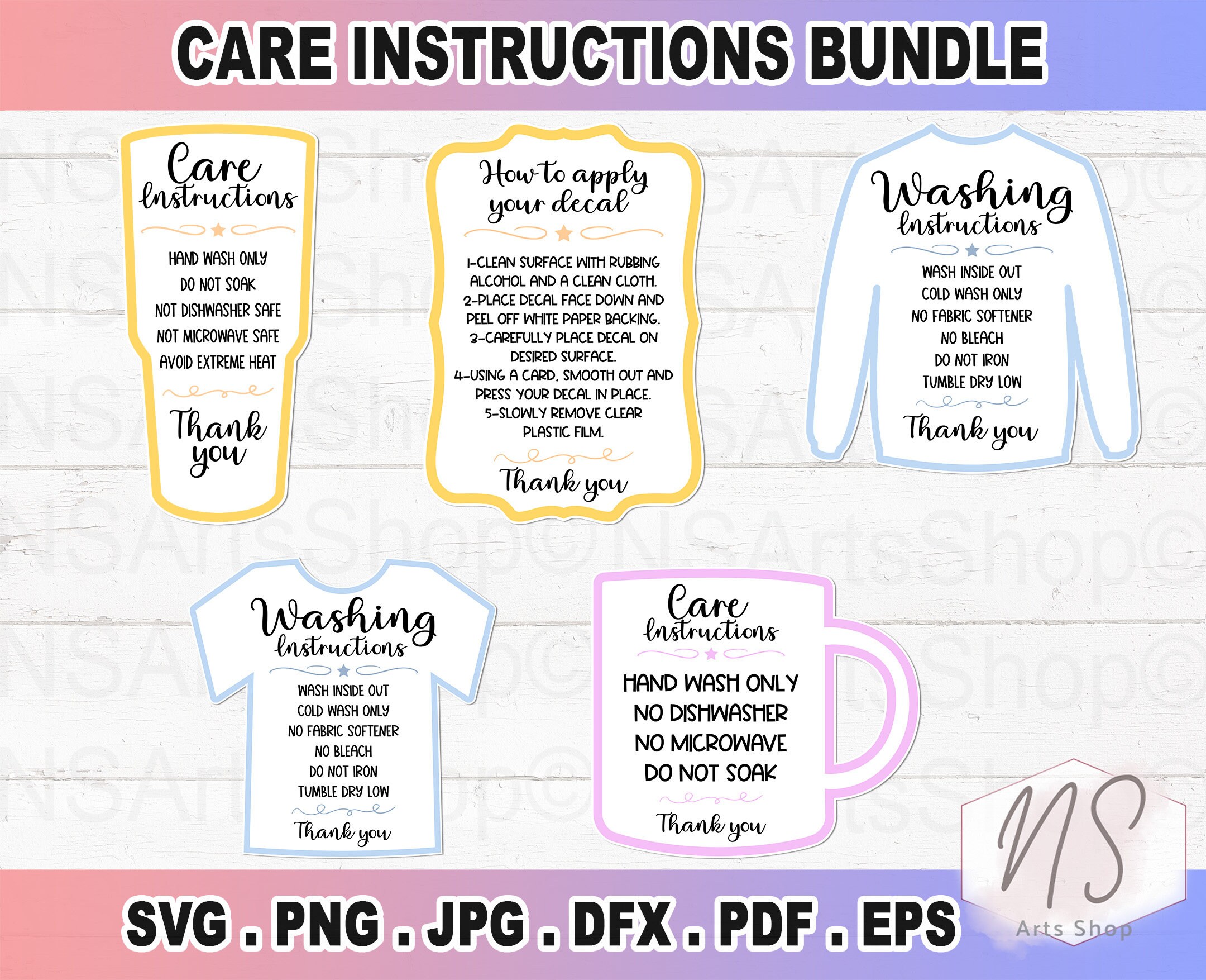 Care Card Bundle Digital Print Care Card Bundle Printable - Etsy