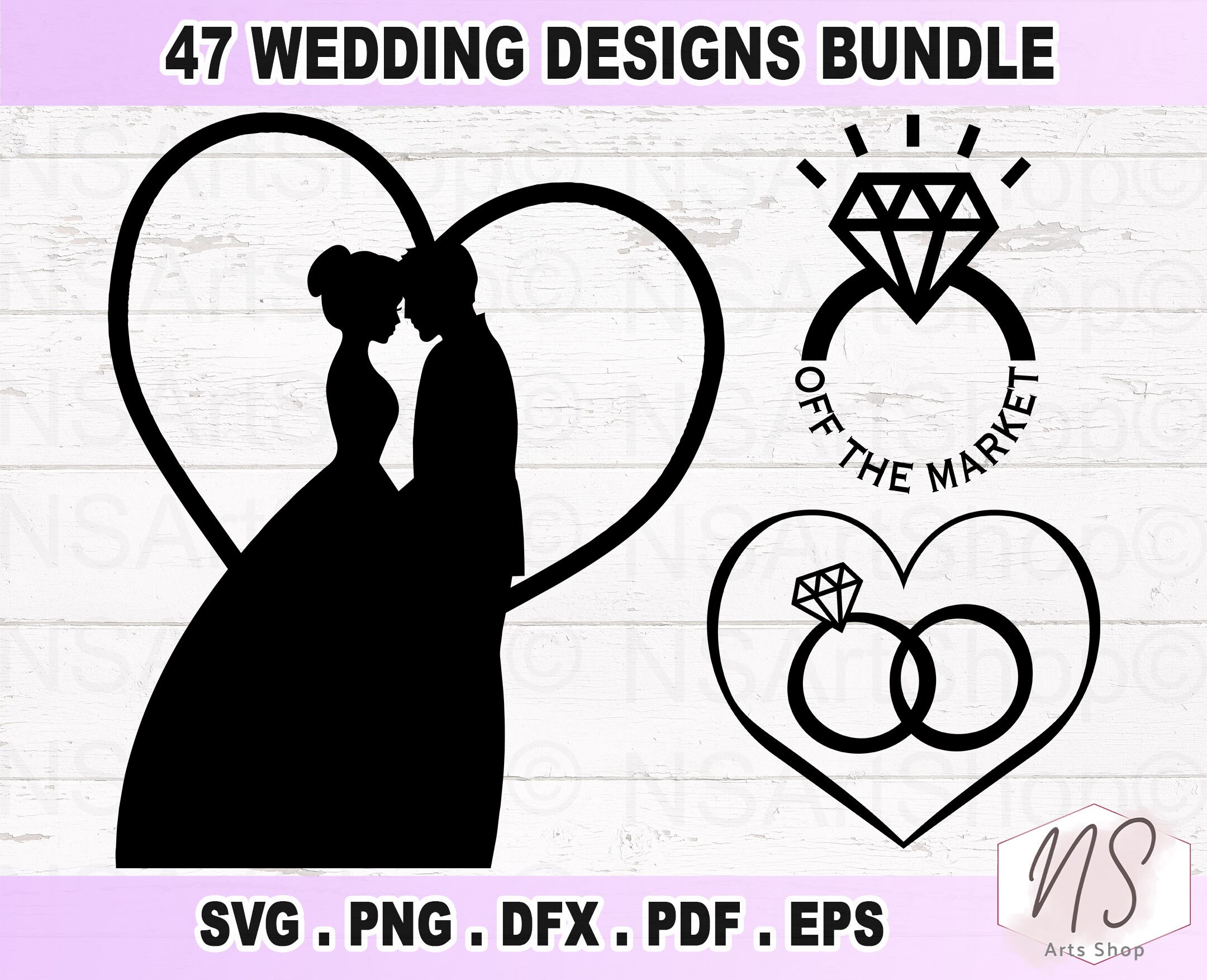 Wedding Svg Bundle Wedding Sign Bundle Wedding Svg Wedding - Etsy