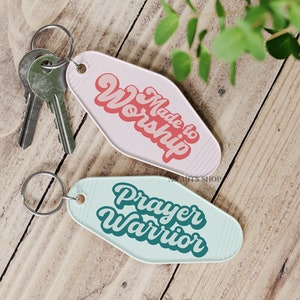 Christian Motel Keychain SVG Bundle, Religious Hotel Key Chain Design ...