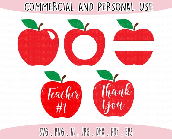 Apple SVG Apple Monogram Frame SVG Apple Name Frame SVG | Etsy Canada