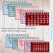 2025 Calendar Stickers, 2025 Digital Planner Sticker, PNG Calendar ...
