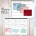 2025 Calendar Stickers, 2025 Digital Planner Sticker, PNG Calendar ...