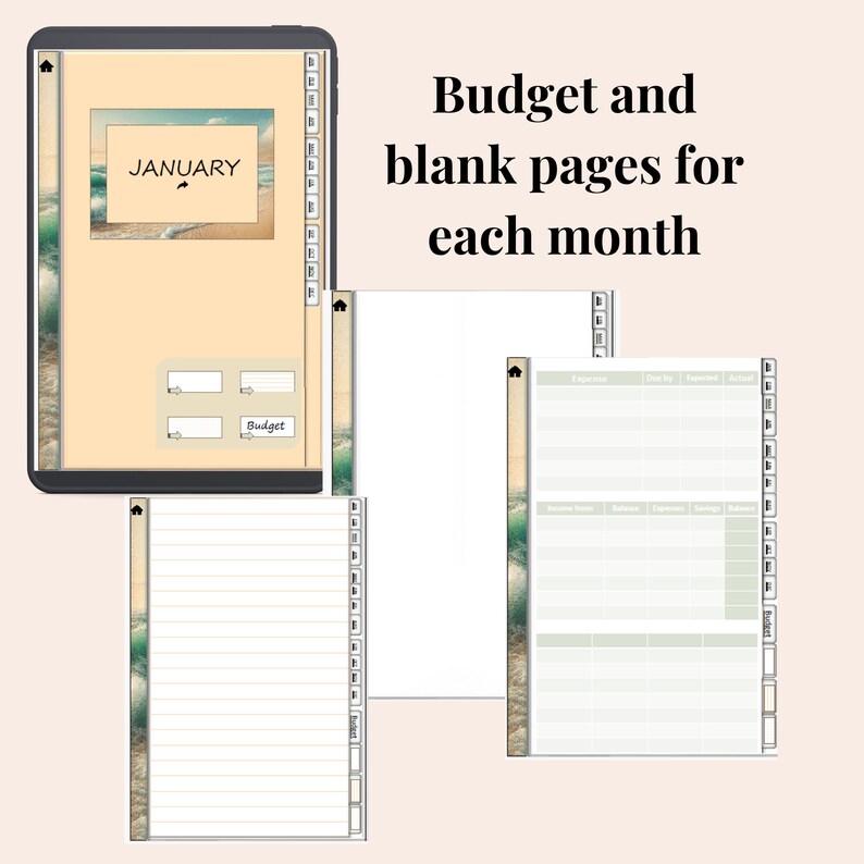Digital Planner, Monthly Planner, 2025 Planner, Goodnotes Planner ...
